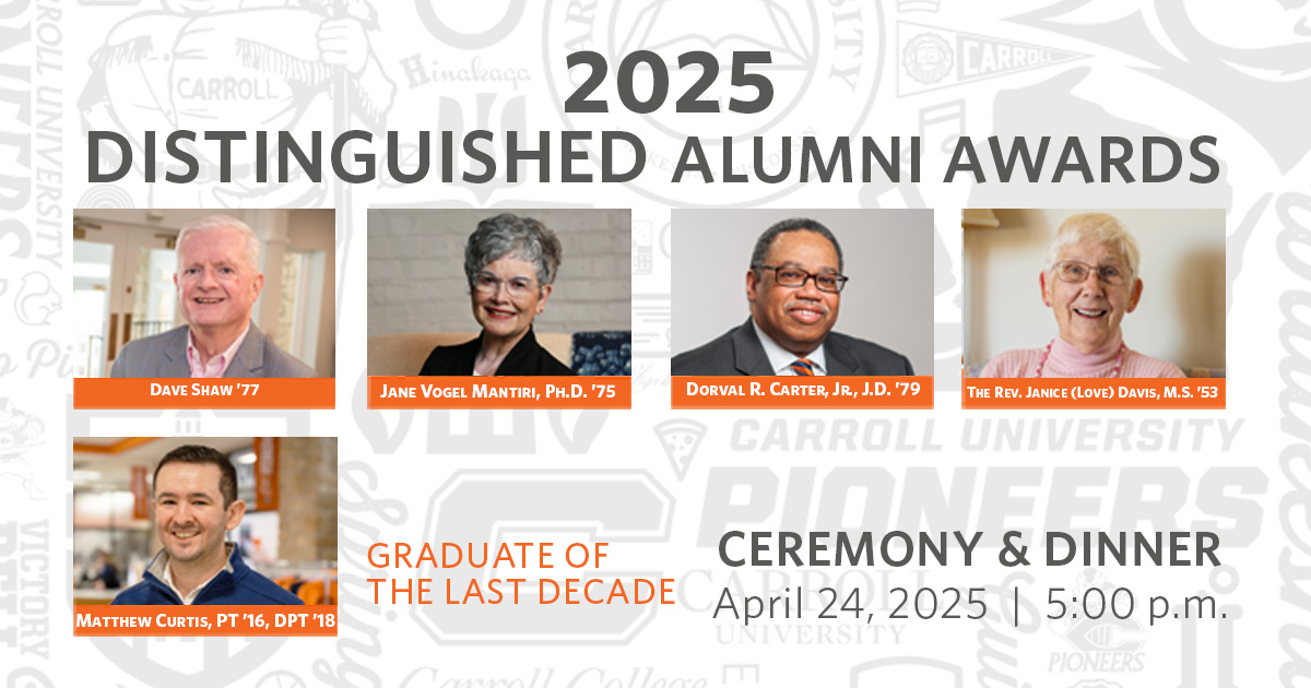 Distinguished Alumni Awards | Carroll University